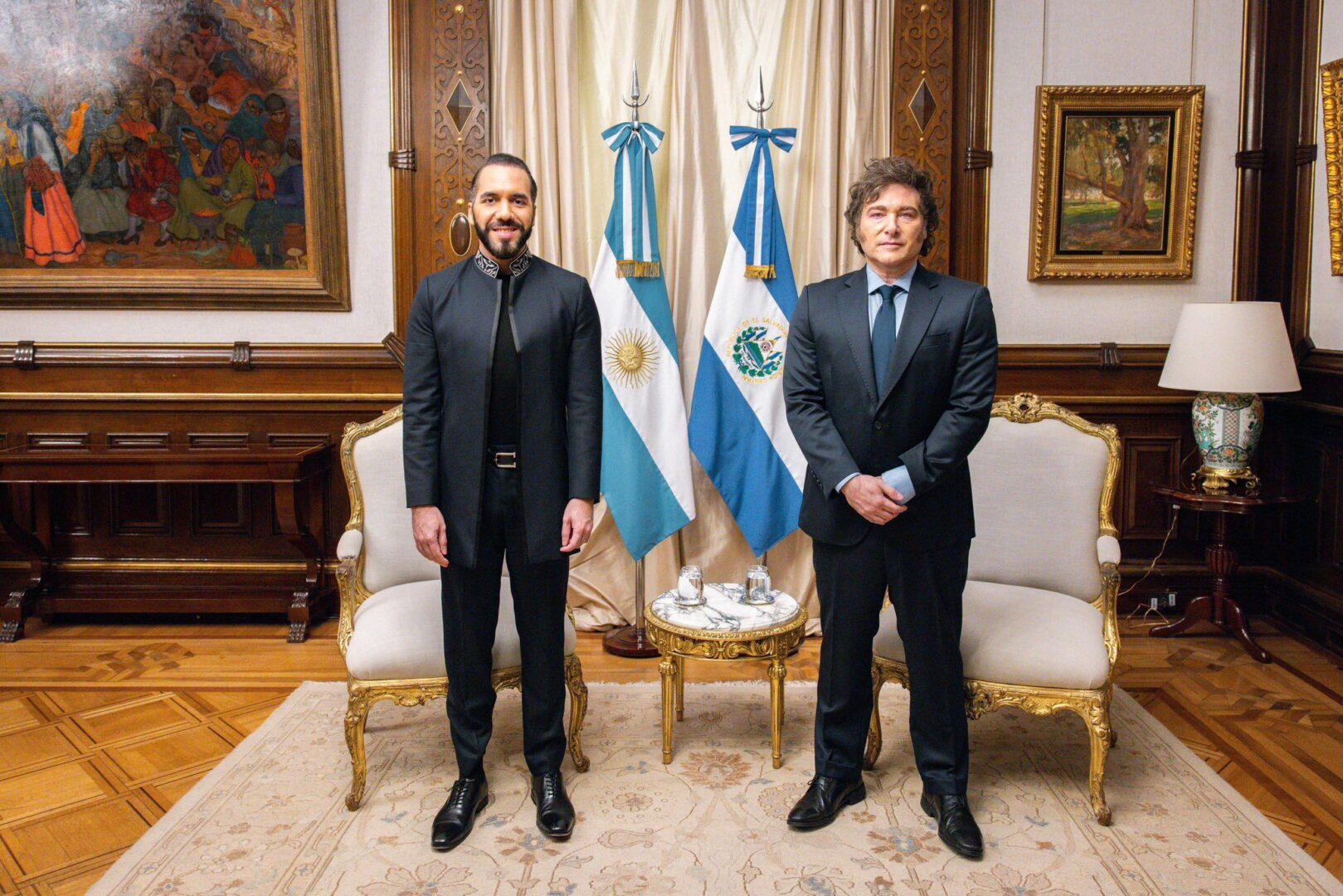 Milei y Bukele, reunidos en Casa Rosada - Marca Informativa CBA